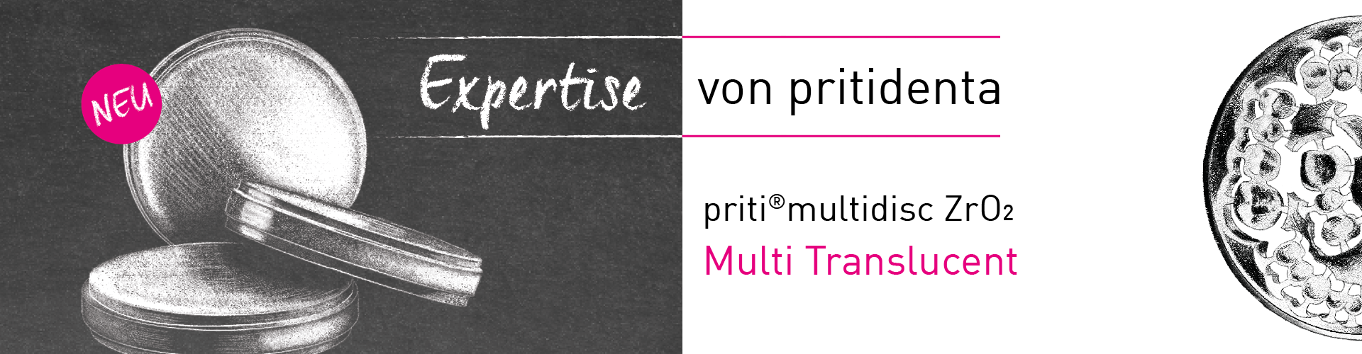 priti®multidisc ZrO2, Multi Translucent - Pritidenta